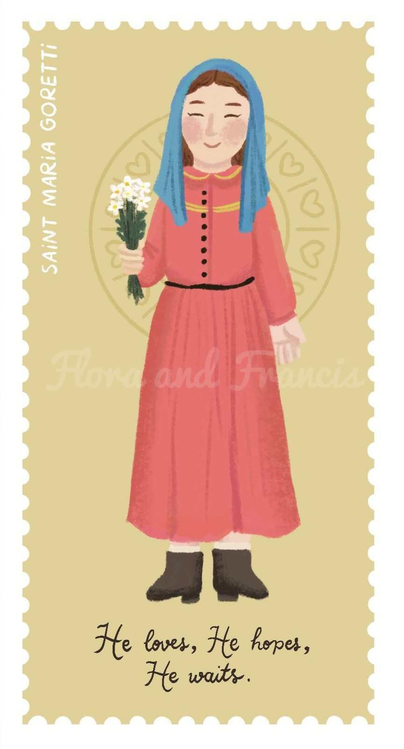 Digital Download Catholic Saint Valentines, Printable Valentine ...