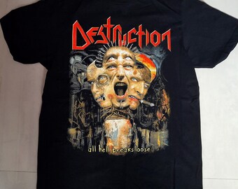 Destruction Band Shirt - Etsy