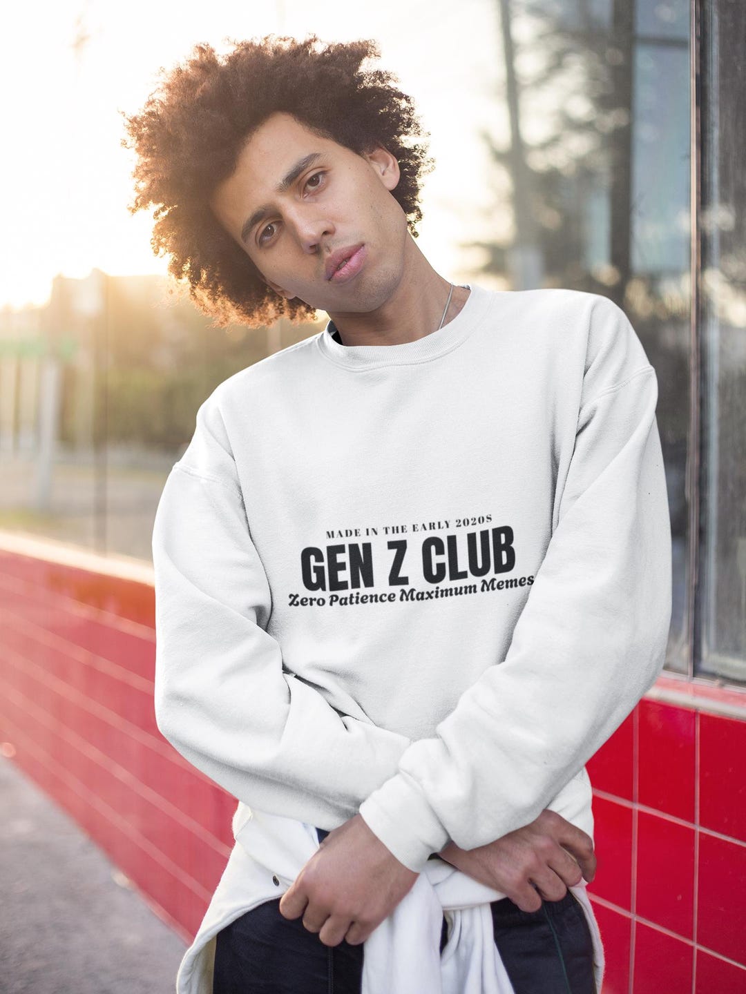 Generation Z Gift, GEN Z Club Sweatshirt, Perfect for Meme Lovers, Cozy Casual Wear, Gift for ...