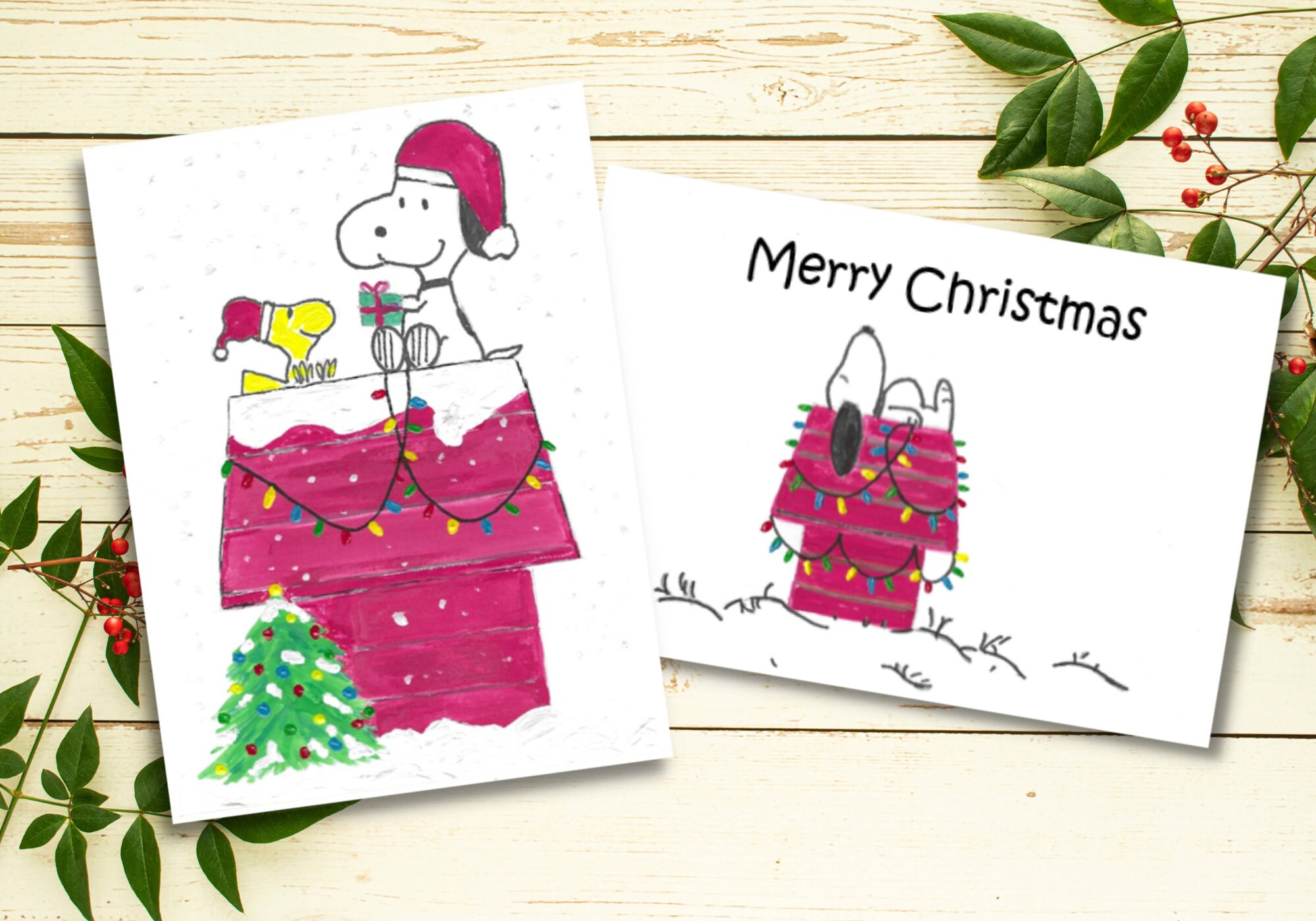 Snoopy Christmas Card