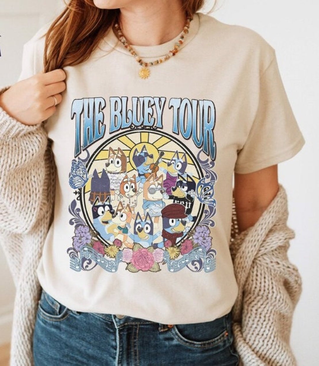 The Bluey Tour Shirt Bluey Eras Tour Shirt Bingo Bluey Shirt Bingo ...