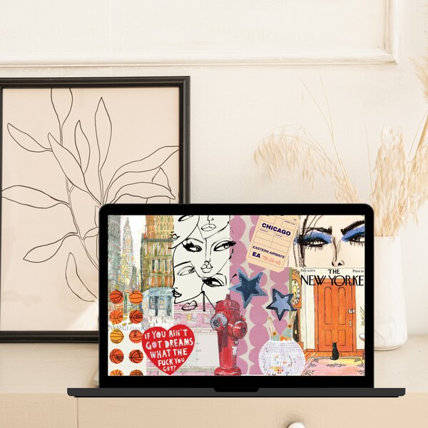 Preppy Wallpaper Laptop - Etsy