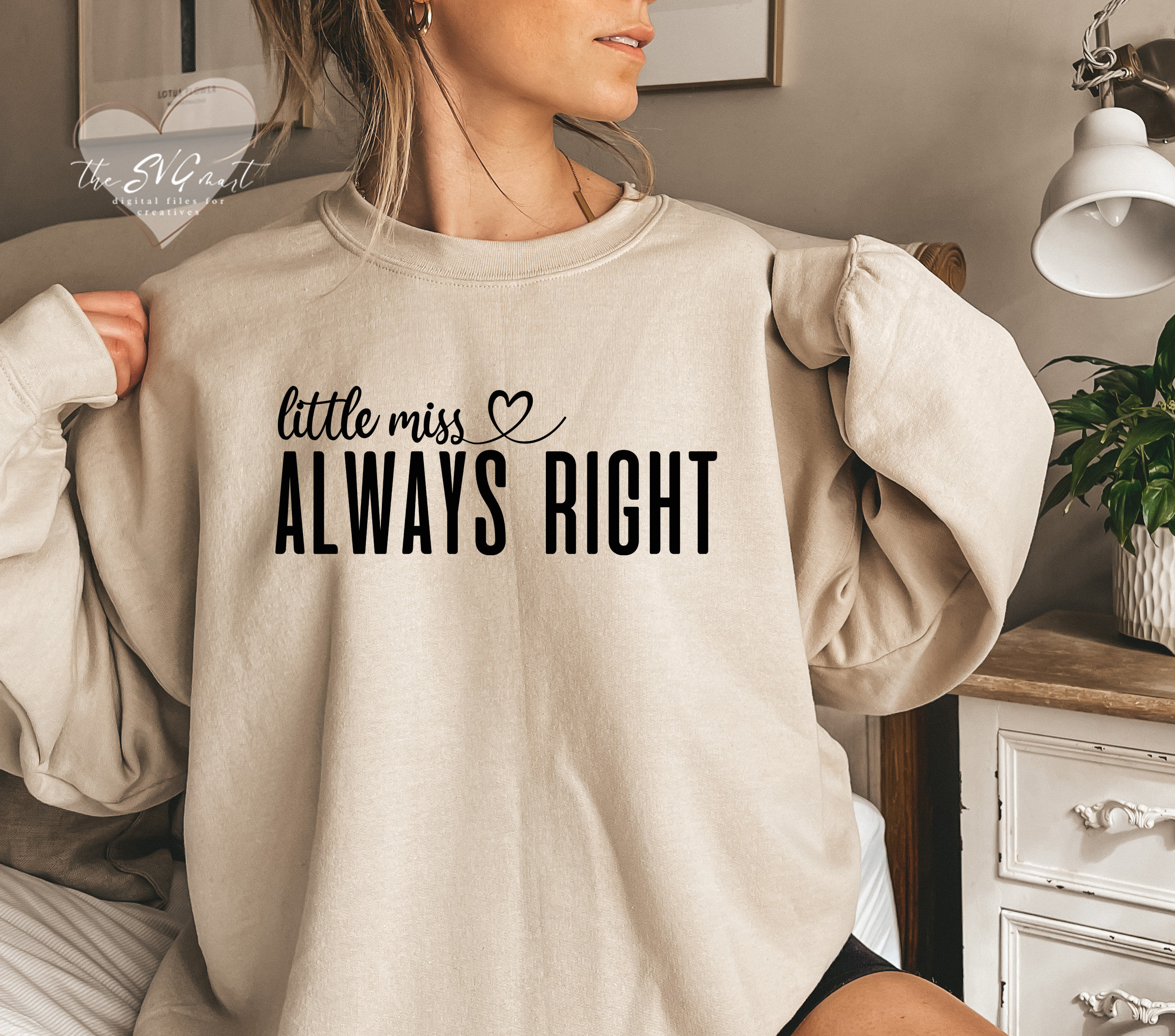 Little Miss Always Right SVG | Women Svg File | Inspirational Svg Png ...