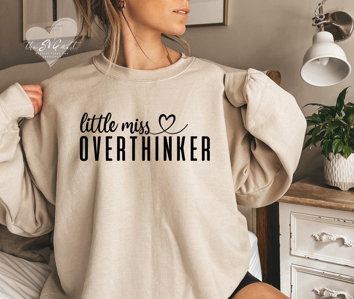 Little Miss Over Thinker SVG | Women Svg File | Inspirational Svg Png ...