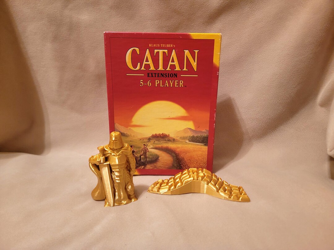 Largest Army & Longest Road Trophies Catan STL 3MF Files for 3D ...