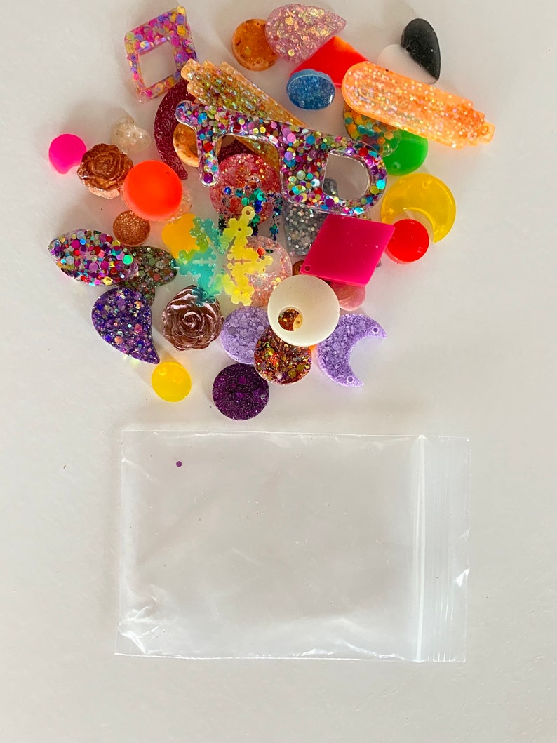 Glitter Resin Pieces: Mixed Shapes & Colors for Crafts - Etsy