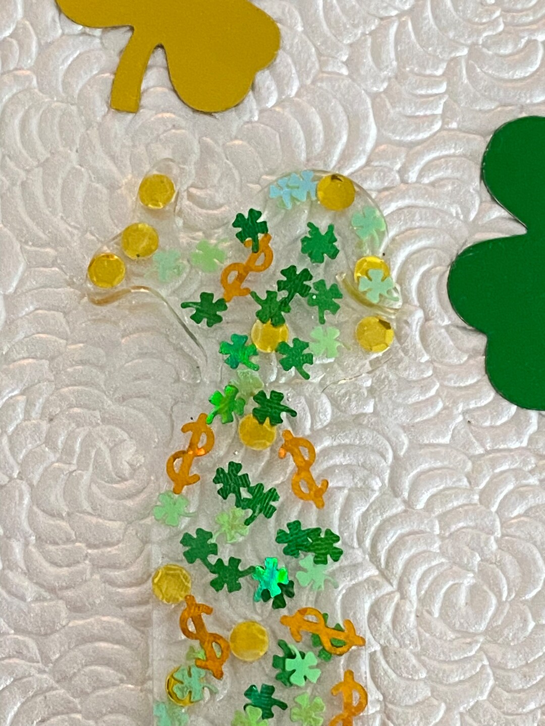 St. Patricks Day Bookmark Shamrocks and Money Dolphin Bookmark for ...