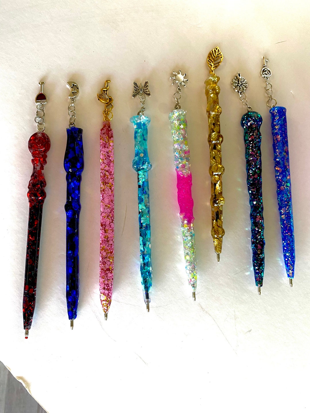 Writing Pen Back to School Handmade Resin Pens With Charms Fun Unique ...