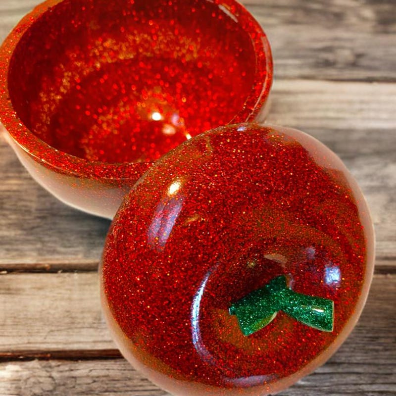 Resin Apple Container - Etsy