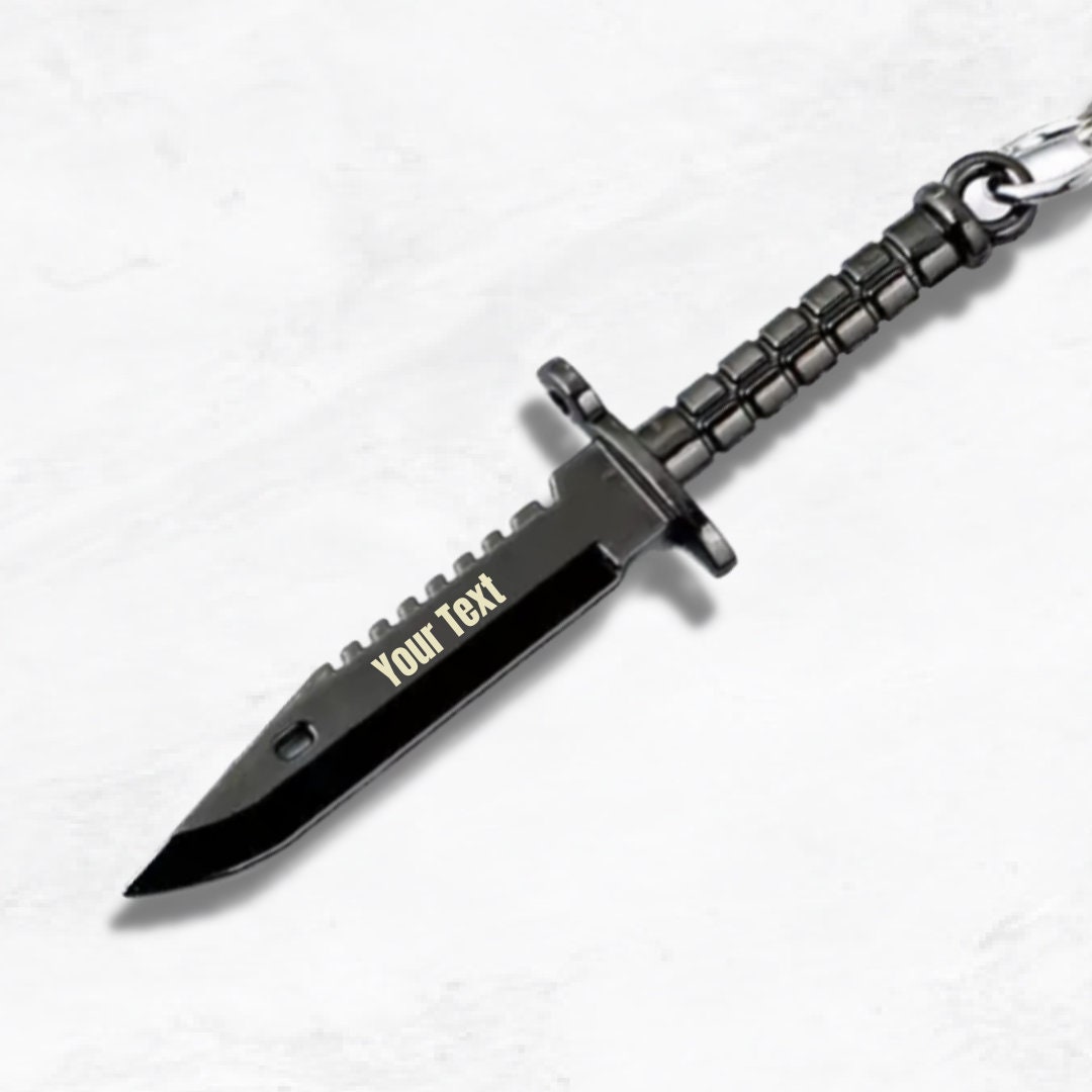 Bayonet Key Chain, Personalized Key Chain, Bayonet/knife Keychain - Etsy