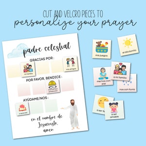 Spanish/english Prayer Chart for Kids - Etsy