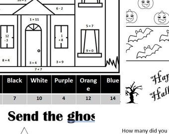 Printable Halloween Coloring Page, Printable Halloween Activities for ...