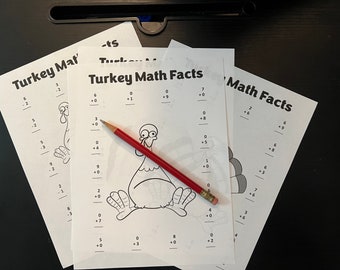 Number Math Worksheets Printable Instant Download - Etsy