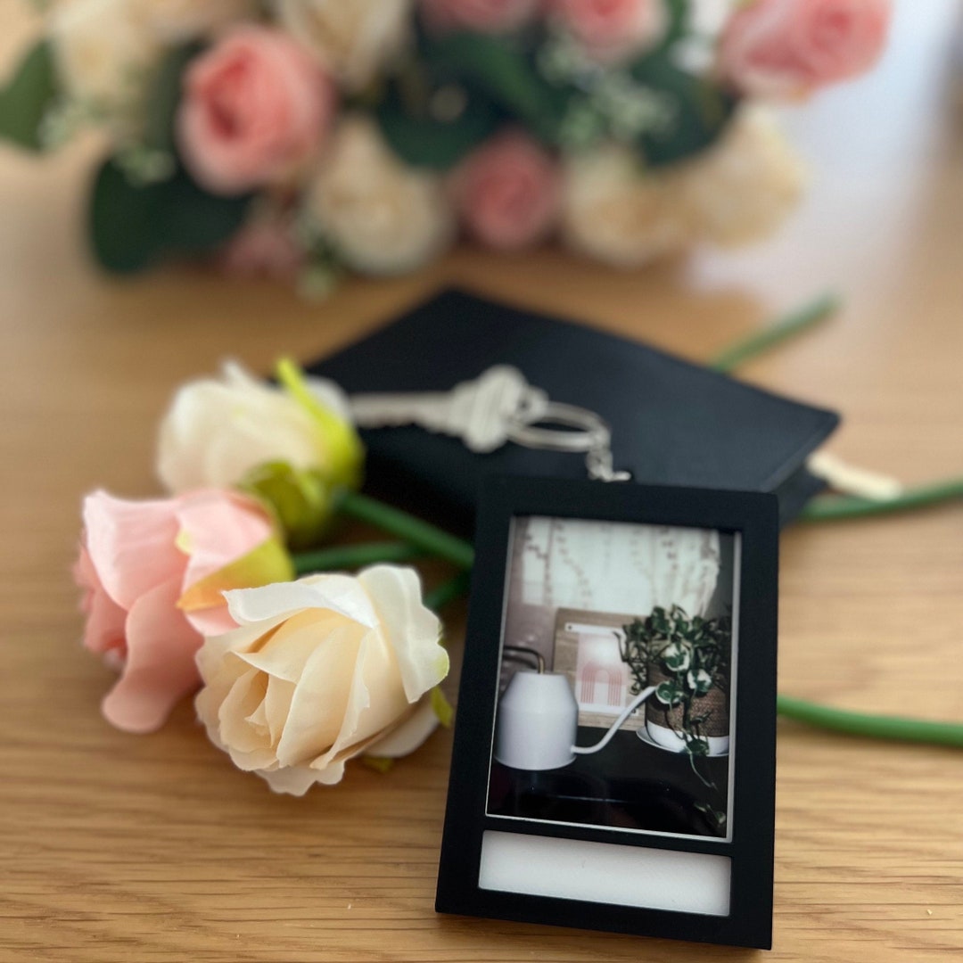 Keychain Polaroid Frame Keychain Instax Mini Frame Keychain - Etsy