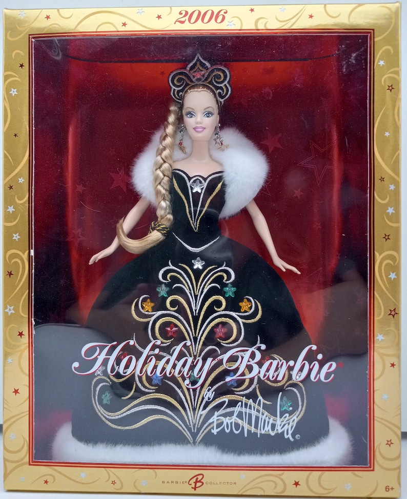 Collectible Holiday Barbie 2000s One Designed by Bob Mackie, One by ...