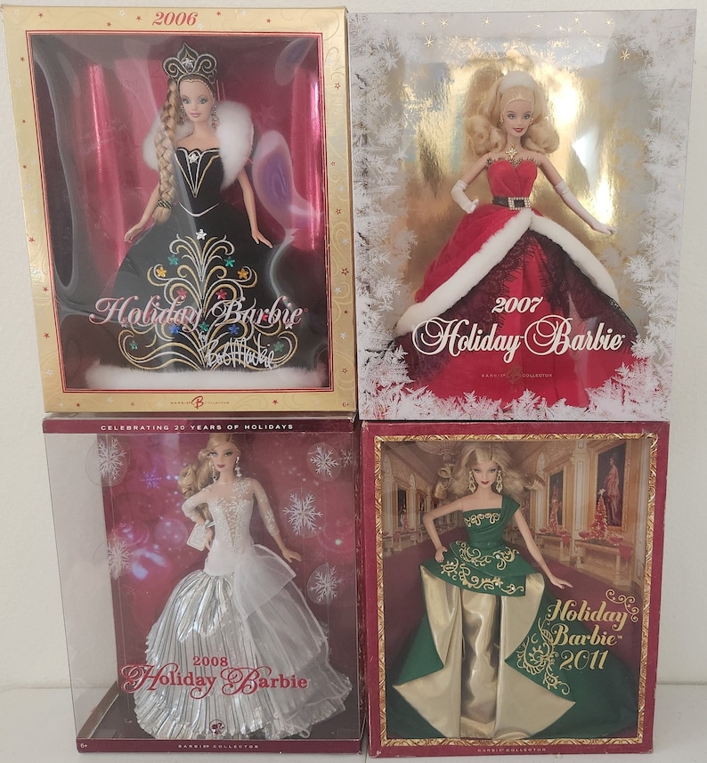 Collectible Holiday Barbie 2000s One Designed by Bob Mackie, One by ...