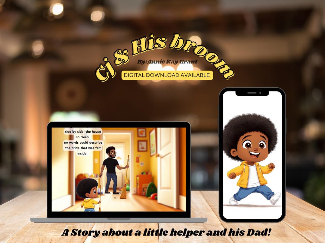 Cj & His Broom a Story for Our Little Helpers, Children's Book ...