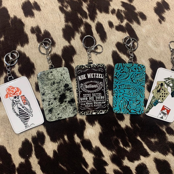 Wallet With Key Ring - Etsy