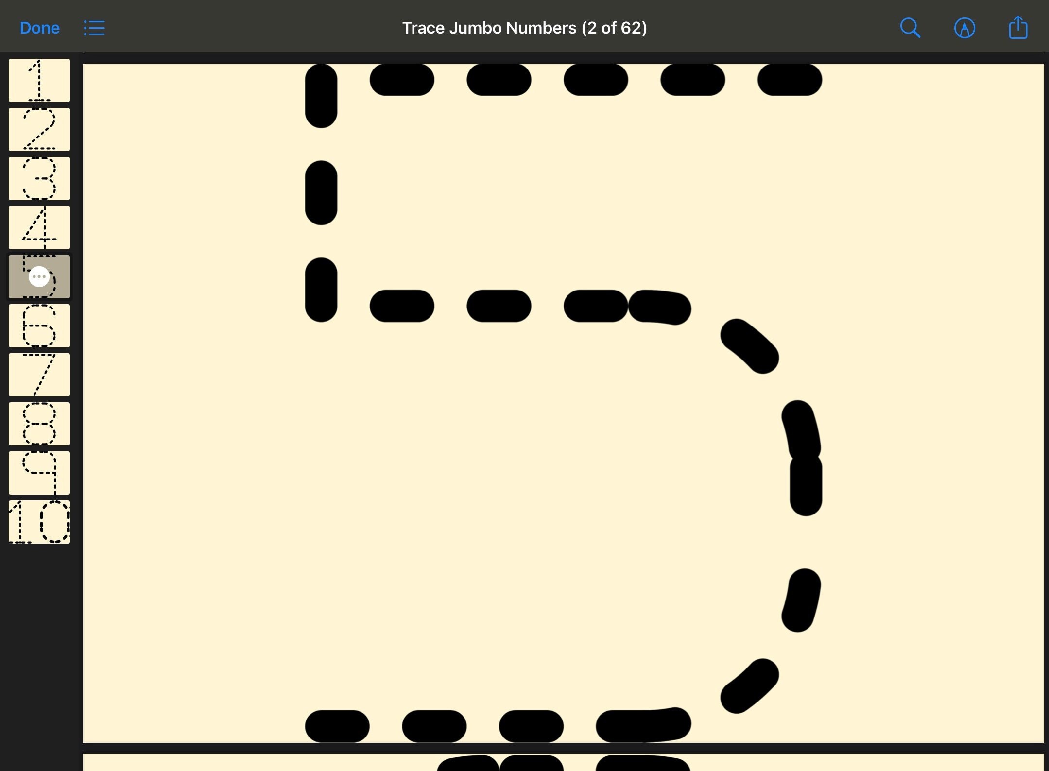 Trace JUMBO Numbers 1-10 - Etsy