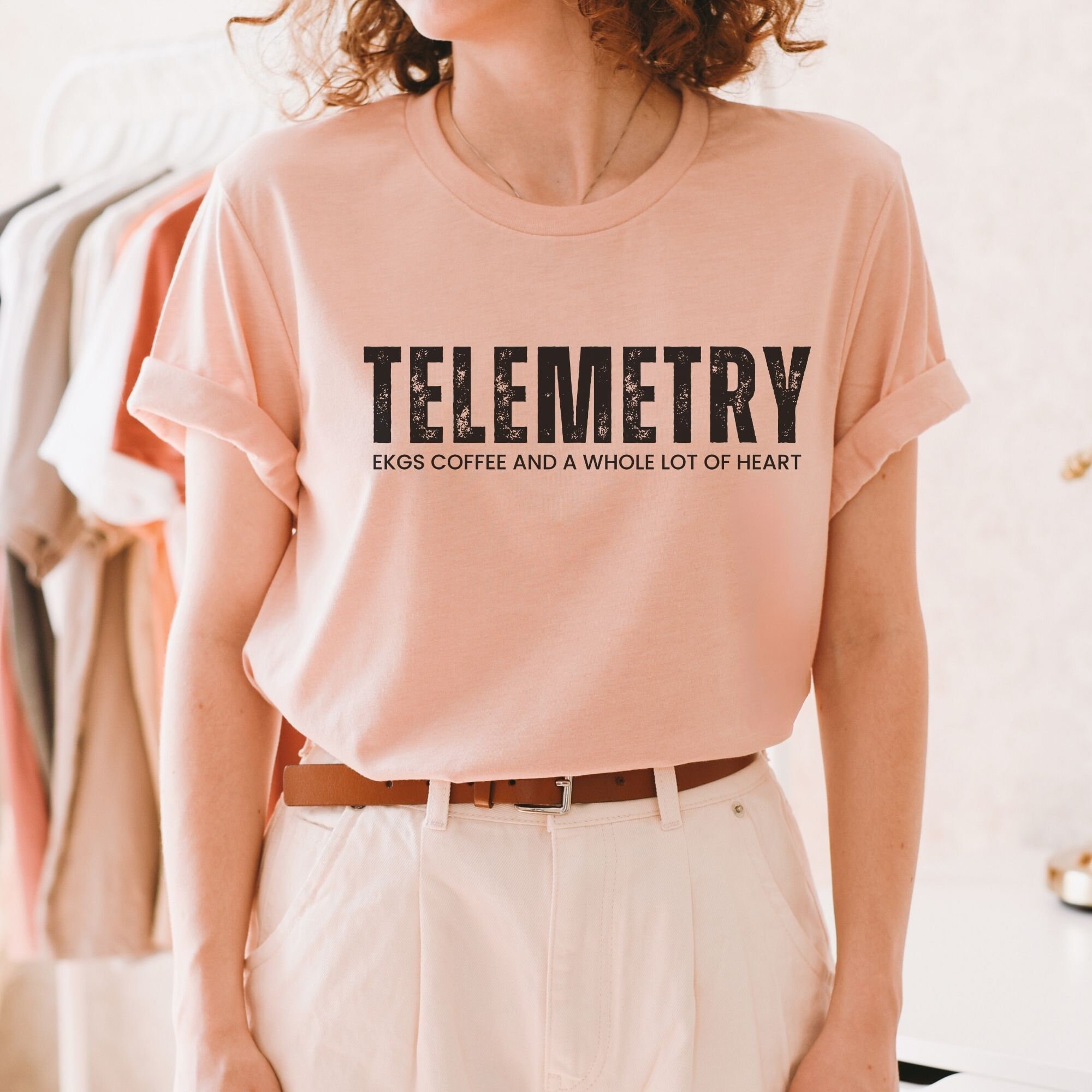 Telemetry Nurse Shirt Telemetry Nursing Gift Tele Nurse Crew Nursing ...