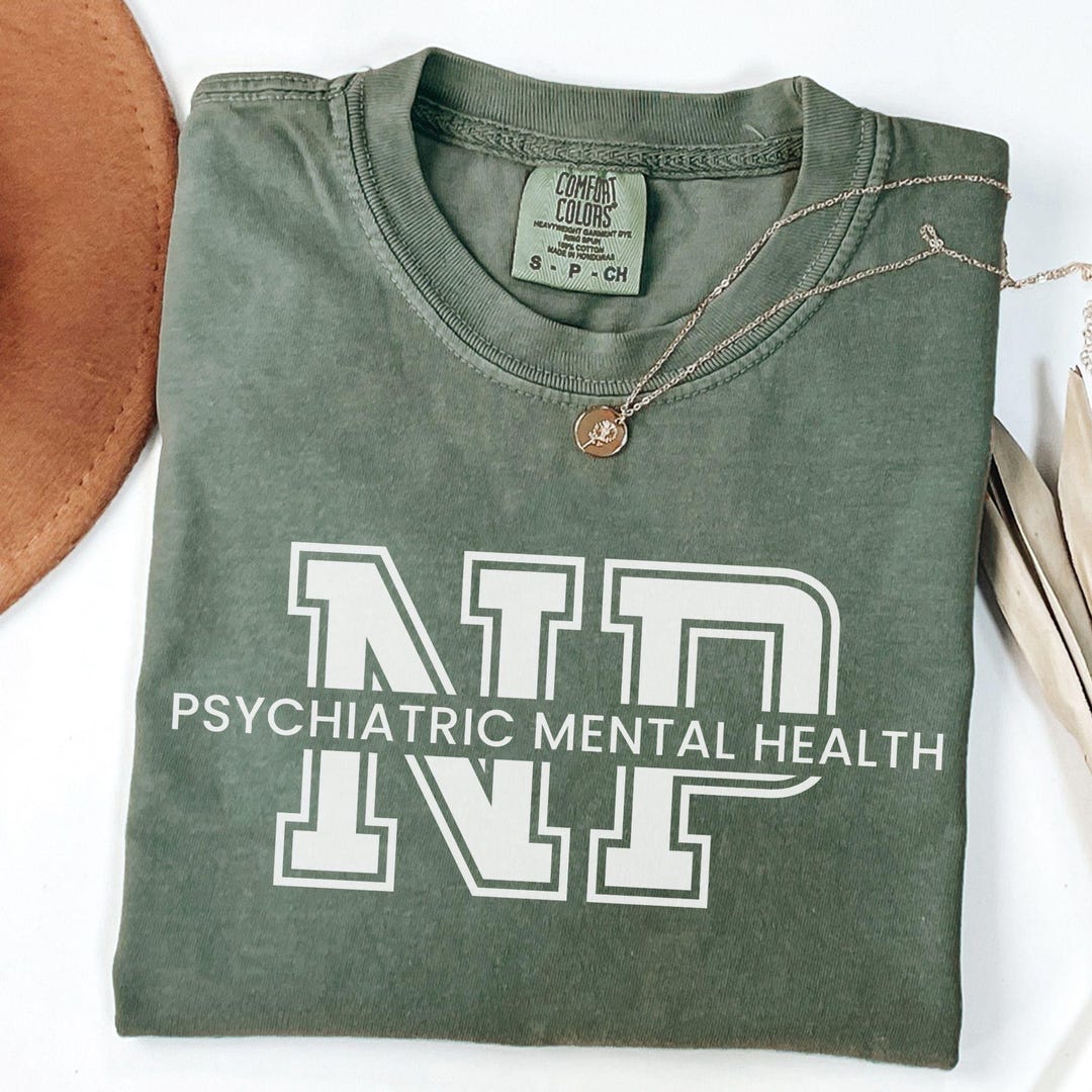 Comfort Colors PMHNP Shirt, Psych NP Tshirt, Psych Nurse Practitioner ...