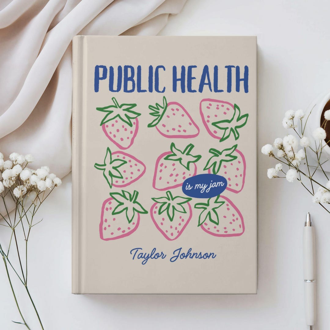 Public Health Notebook, Personalized Name Journal Health Educator Gift ...