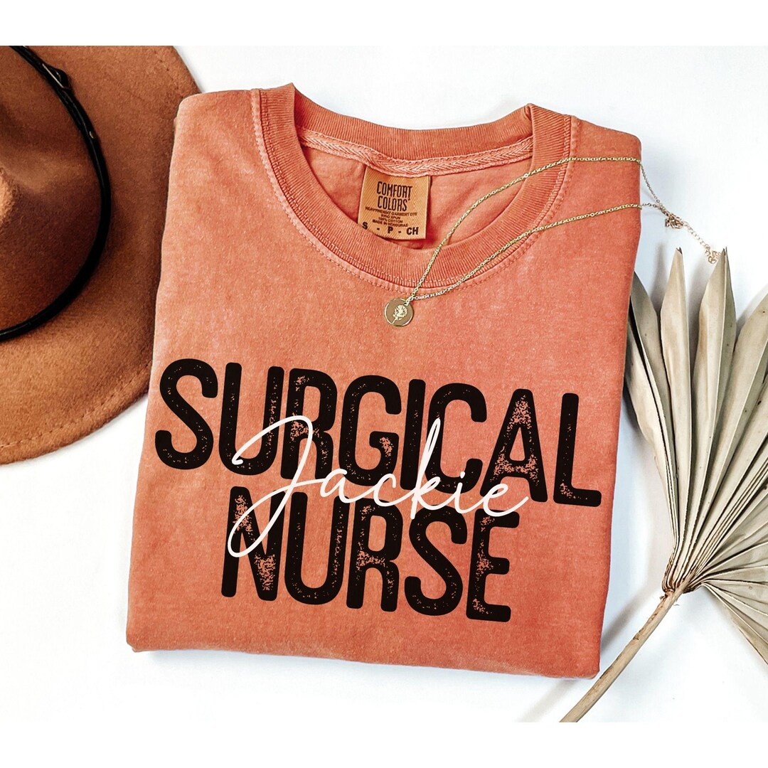 Personalized Surgical Nurse Shirt, Vintage Style Operating Room Nurse ...