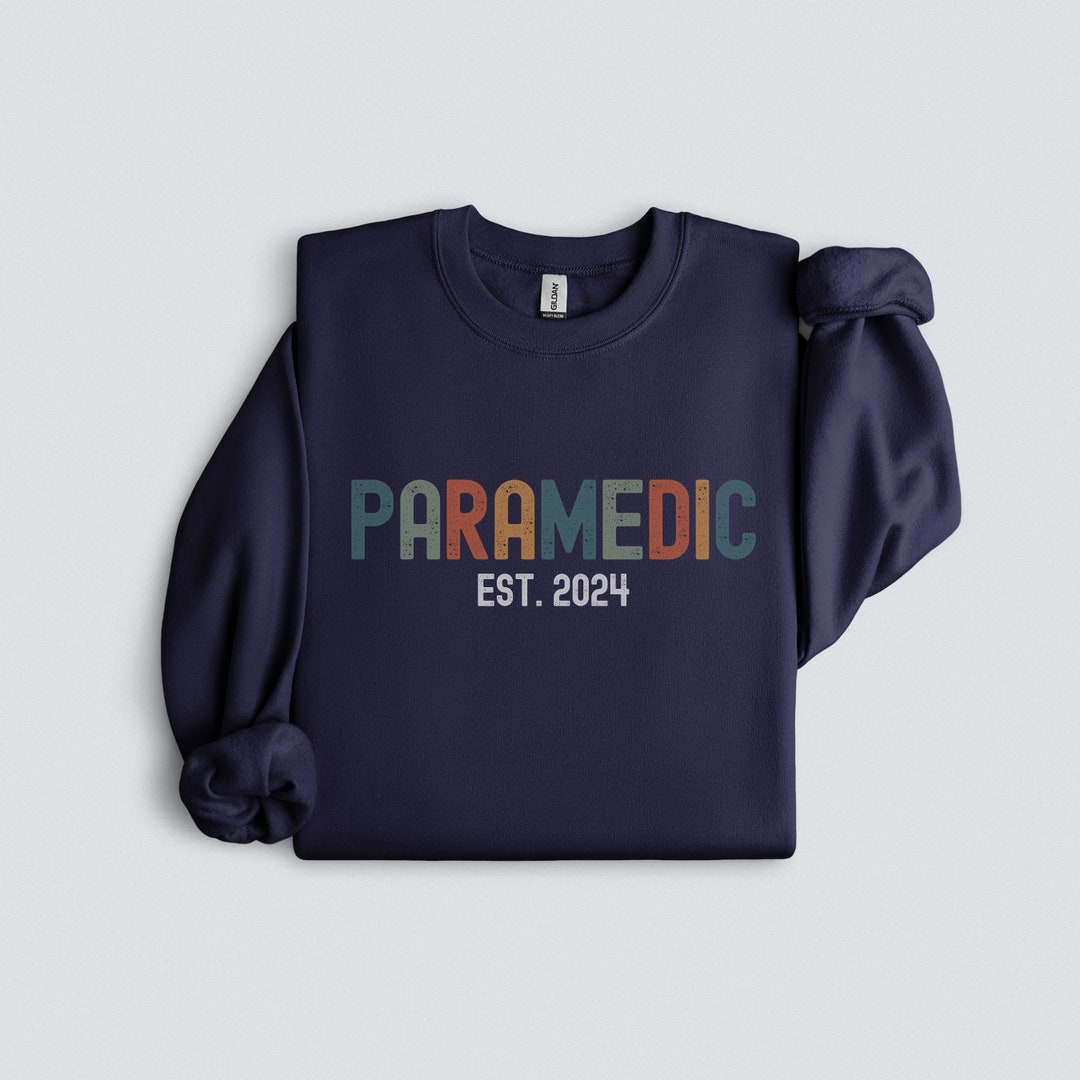 Personalized Paramedic Sweatshirt, Cute EMT Sweatshirt, Custom ...