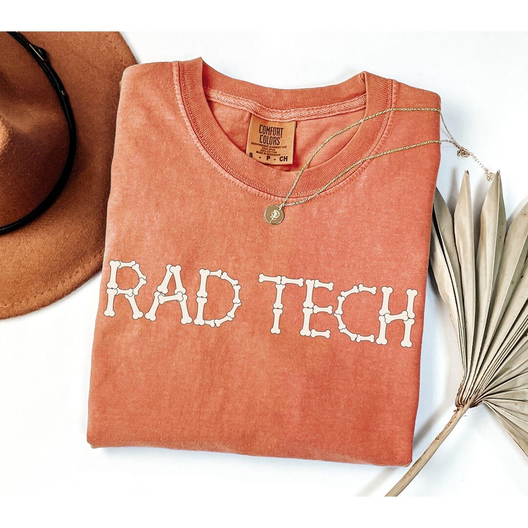 Rad Tech Halloween Shirt, Minimalist Skeleton Radiology Technologist ...