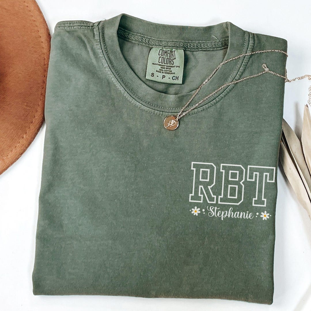 Personalized RBT Shirts, Comfort Color® Registered Behavior Technician ...