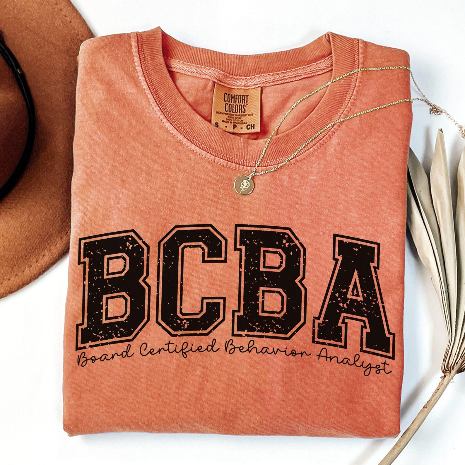 Comfort Colors BCBA Shirt Vintage Style Board Certified Behavior ...