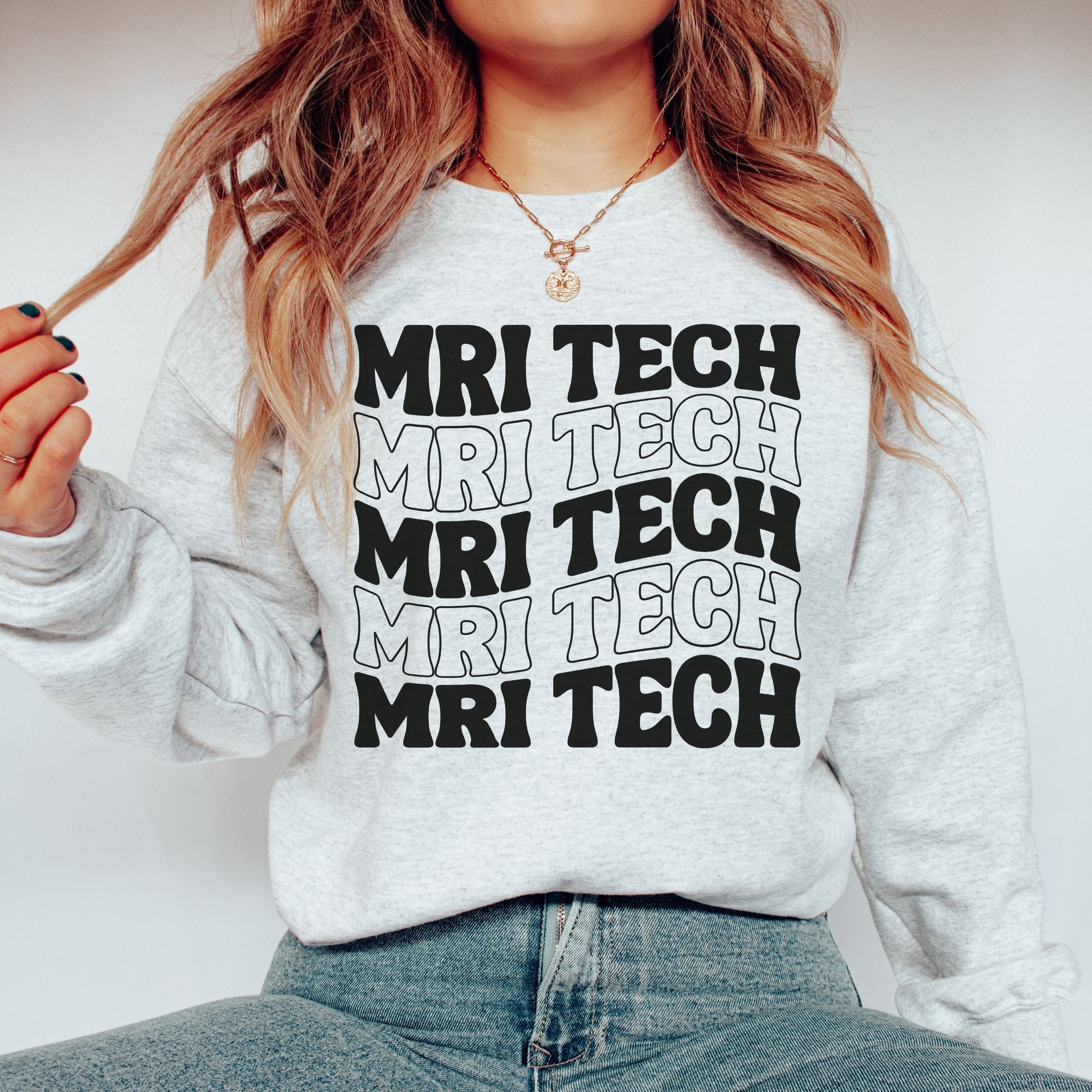 Retro MRI Tech Sweatshirt, MRI Technologist Crewneck, MRI Tech Gifts ...