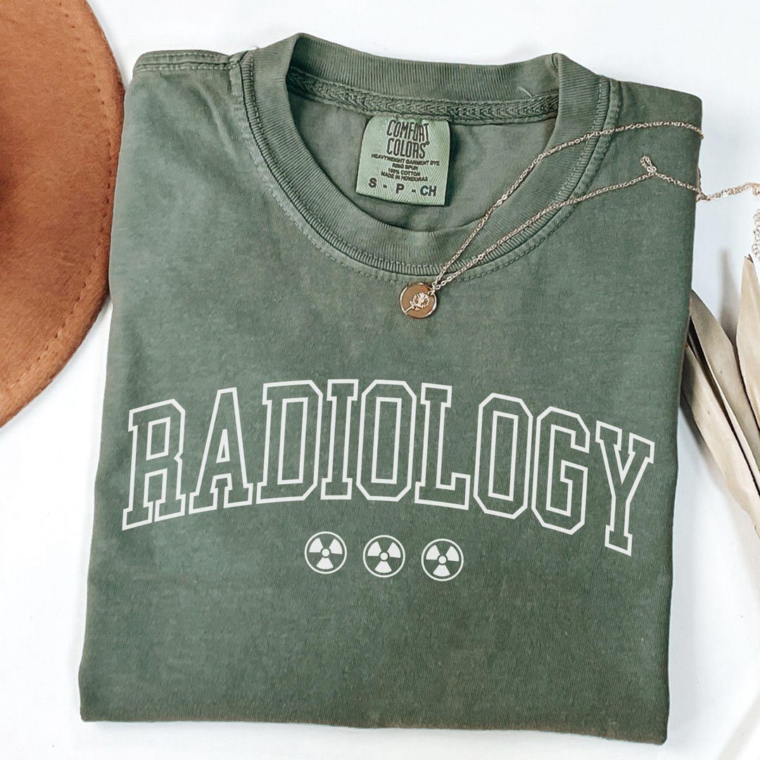 Radiology Shirt, Comfort Color Radiology Student Tshirt, Radiologist ...
