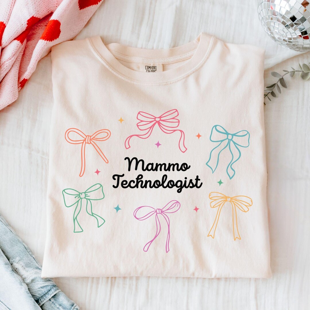 Mammography Tech Shirt, Comfort Colors Mammo Technologist Shirt, Mammo ...