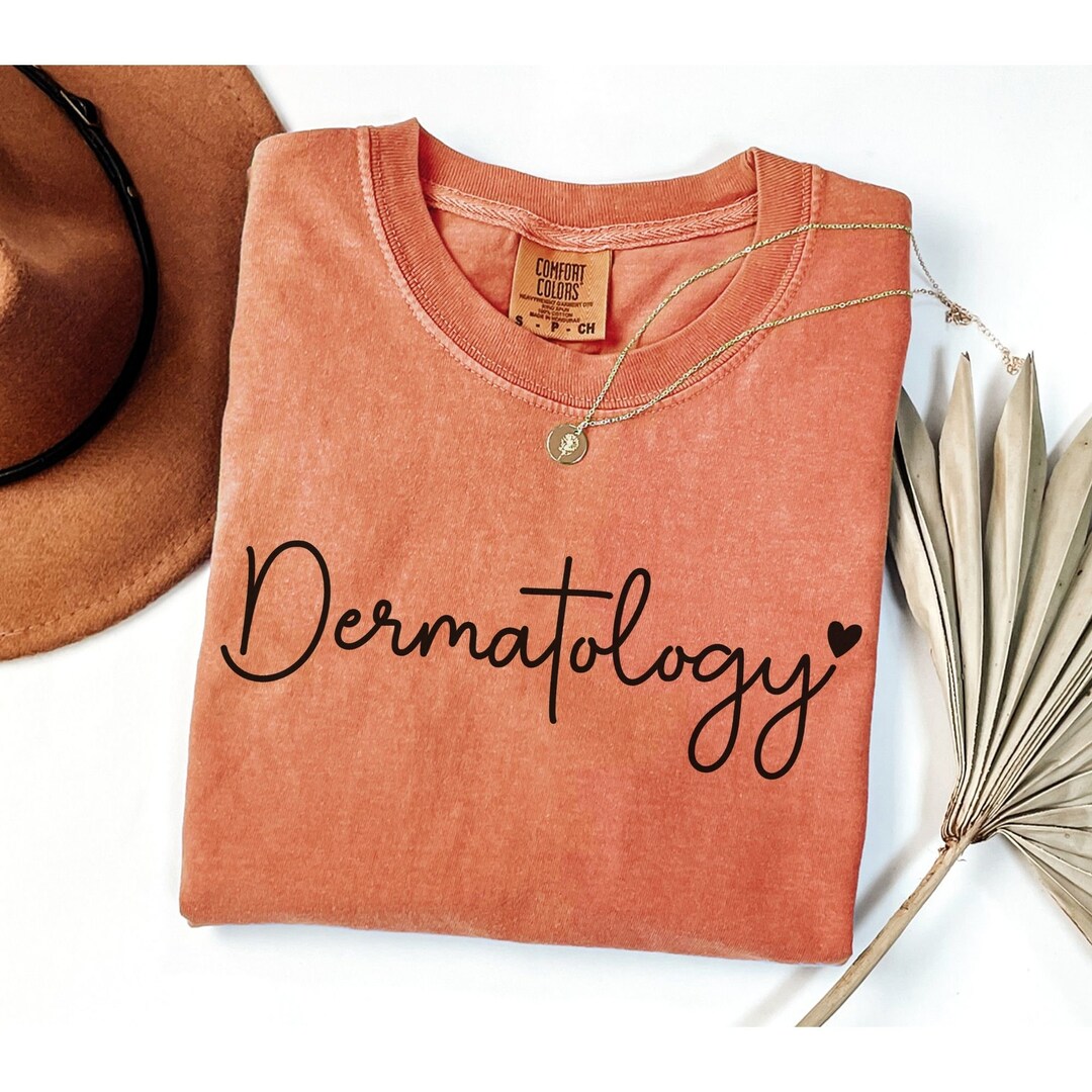 Comfort Colors® Dermatology Shirt, Minimalist Derm Shirt, Cute ...