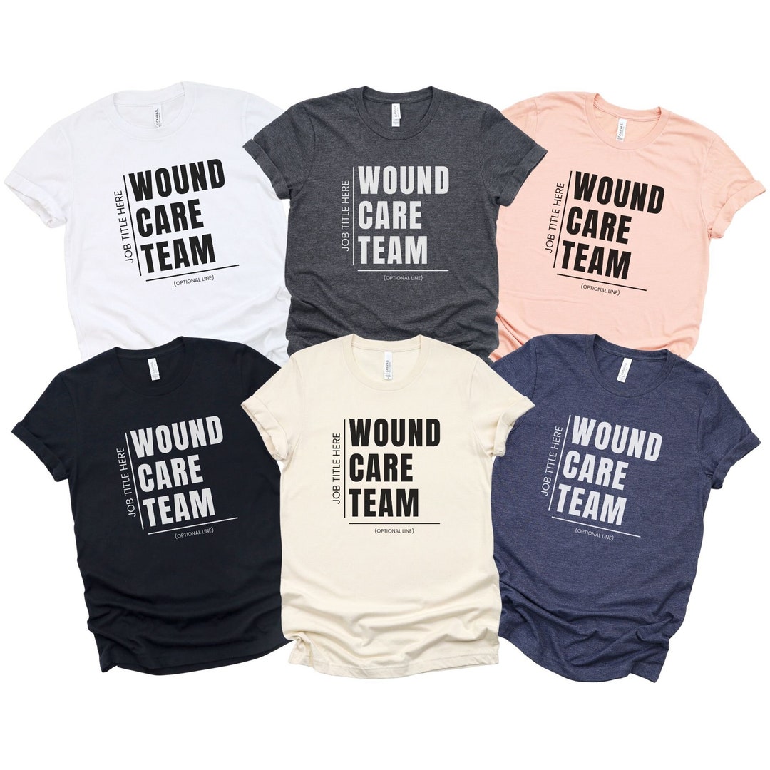 Personalized Wound Care Team Shirt, Custom Wound Care Nurse Shirt ...