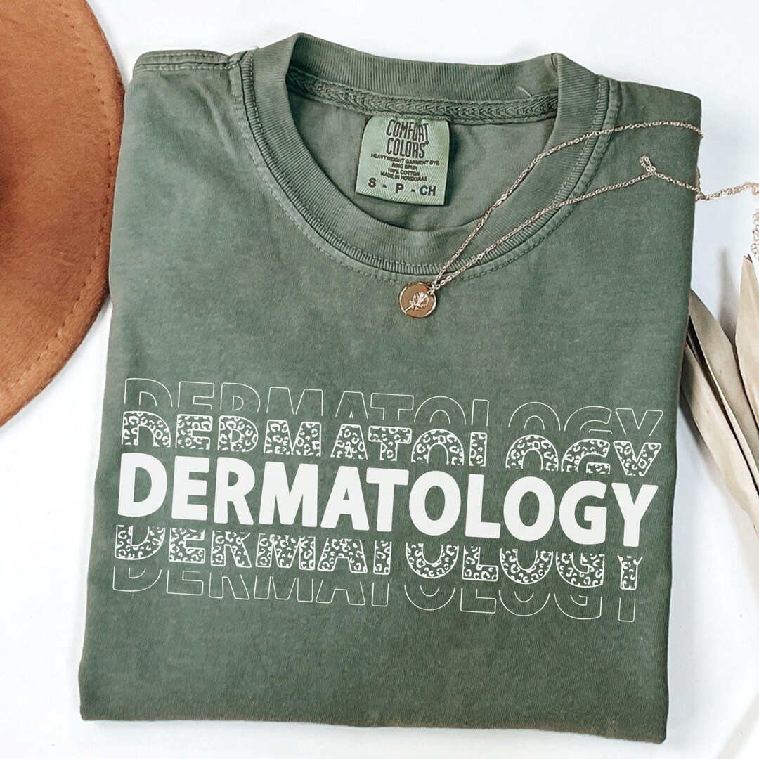 Dermatology Shirts, Comfort Colors Derm Shirt, Dermatology Gifts for ...