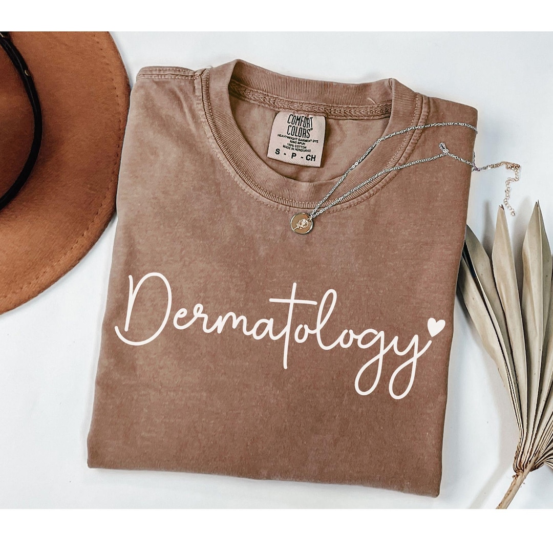 Dermatology Shirts, Comfort Colors Derm Shirt, Dermatology Gifts for ...