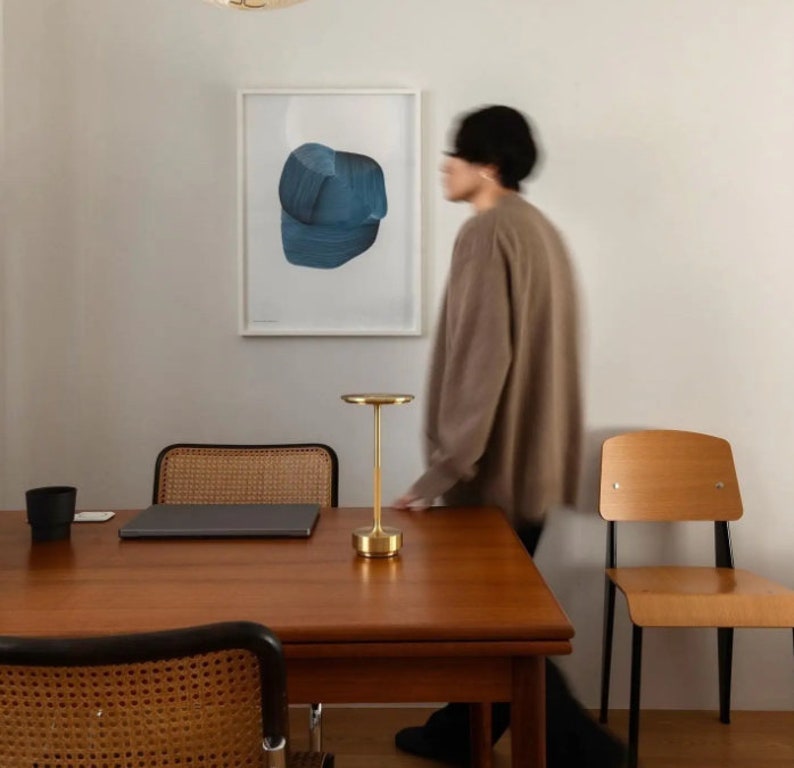 Restaurant Table Lamp. Rechargeable LED. Cafe, Dining, Bedroom, and ...