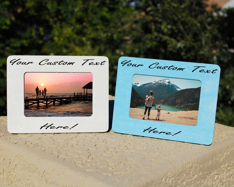 Create Your Own Personalized Picture Frame 4x6 Engraved Custom - Etsy