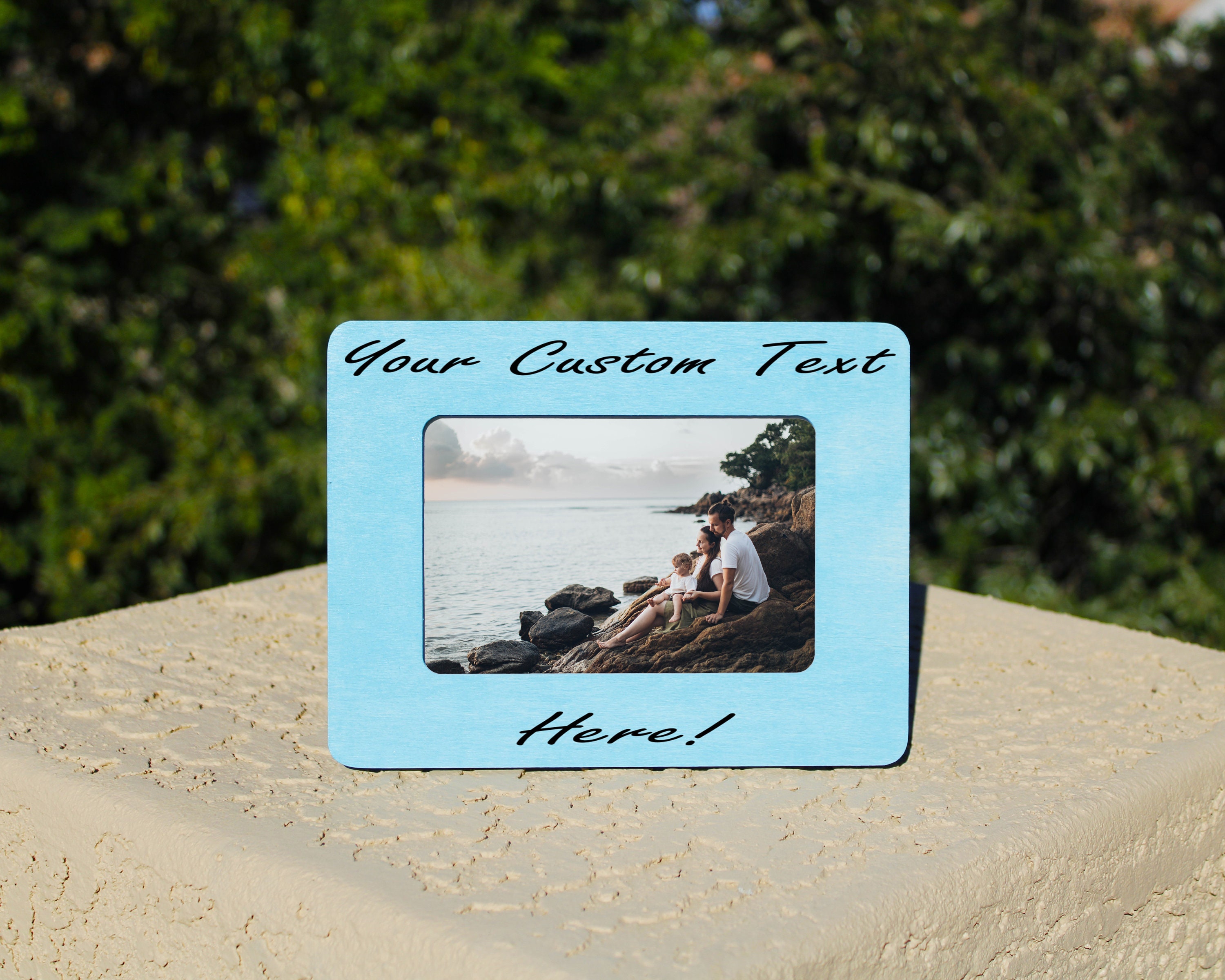 Create Your Own Personalized Picture Frame 4x6 Engraved Custom - Etsy