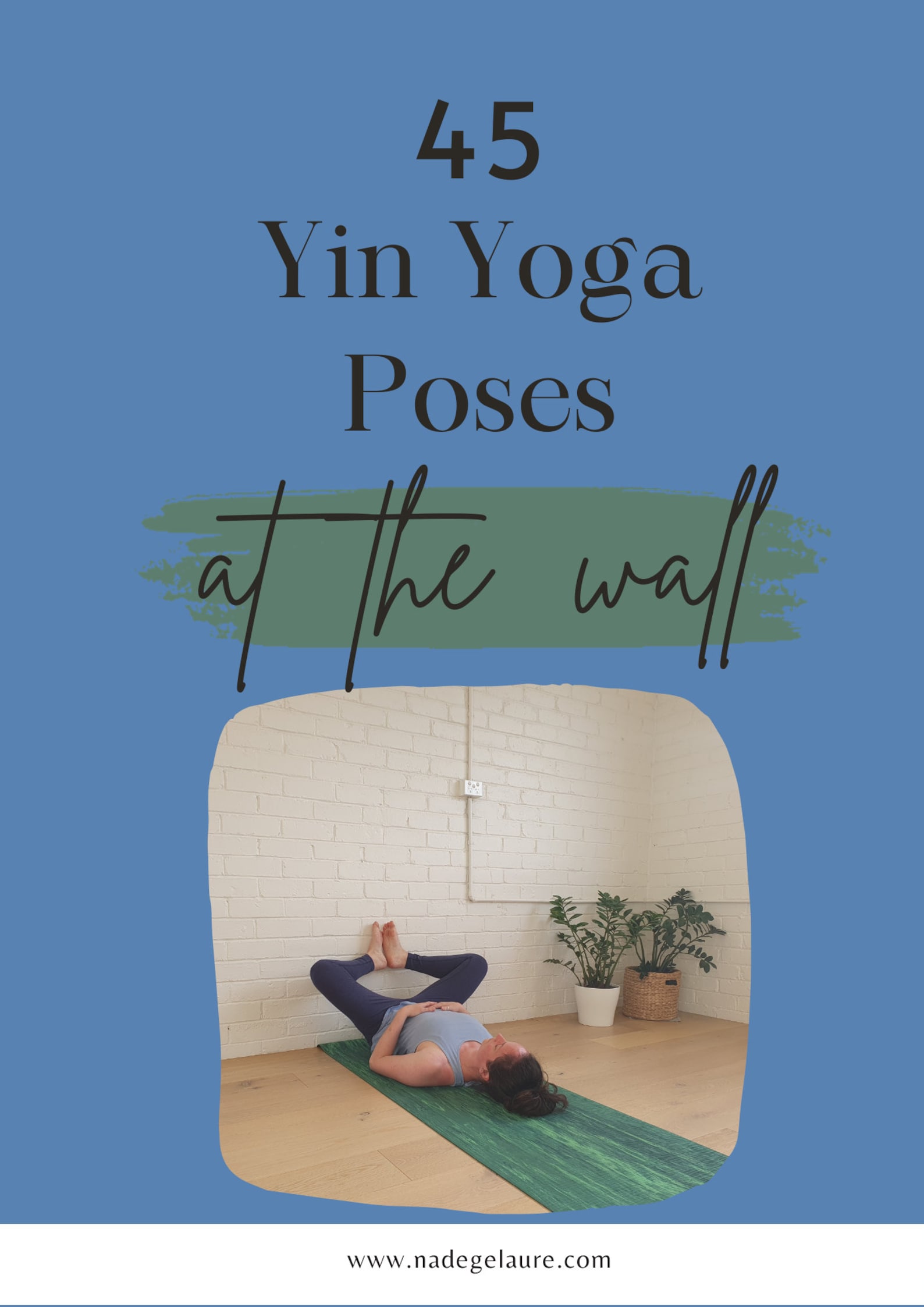 45 Yin Yoga Poses at the Wall Yin Yoga Yin Yoga Sequences - Etsy Australia