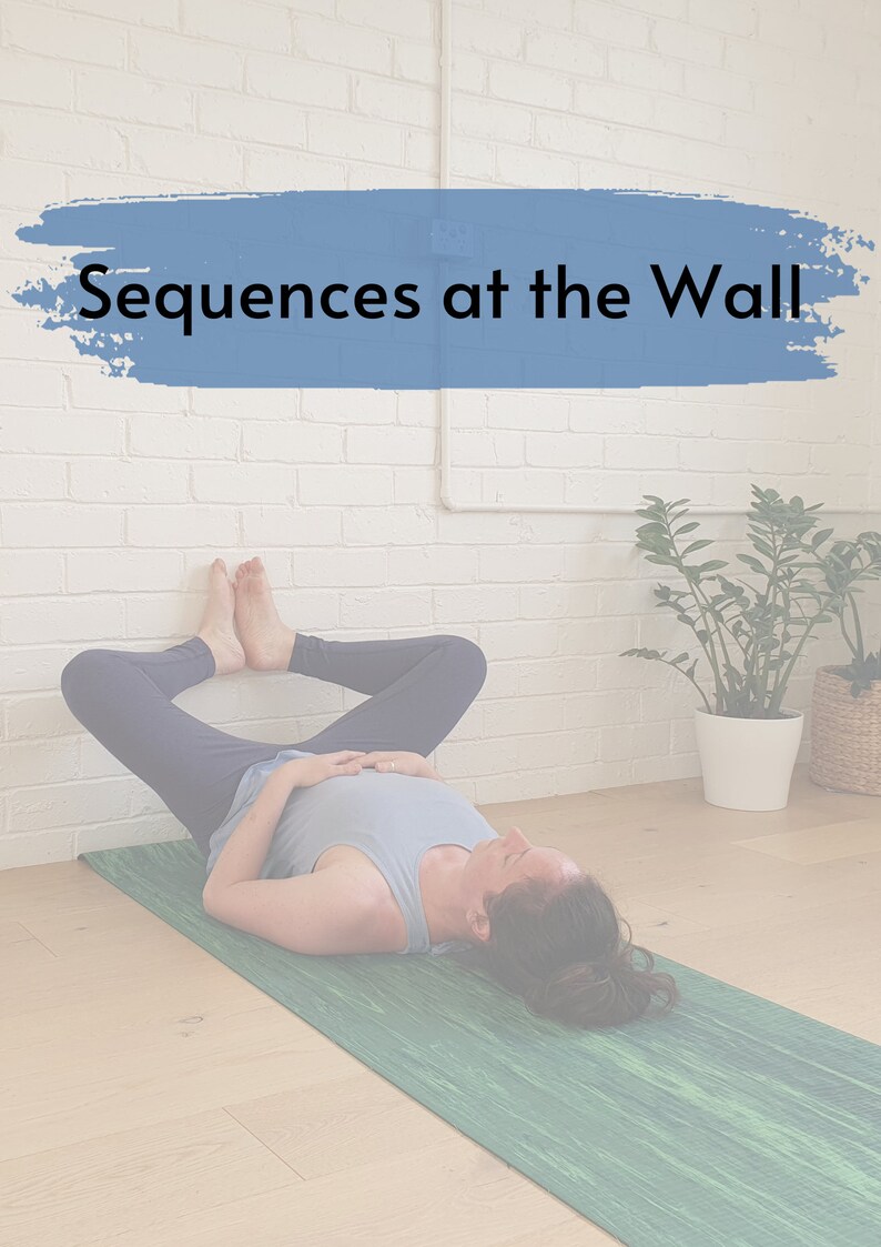 45 Yin Yoga Poses at the Wall Yin Yoga Yin Yoga Sequences - Etsy Australia