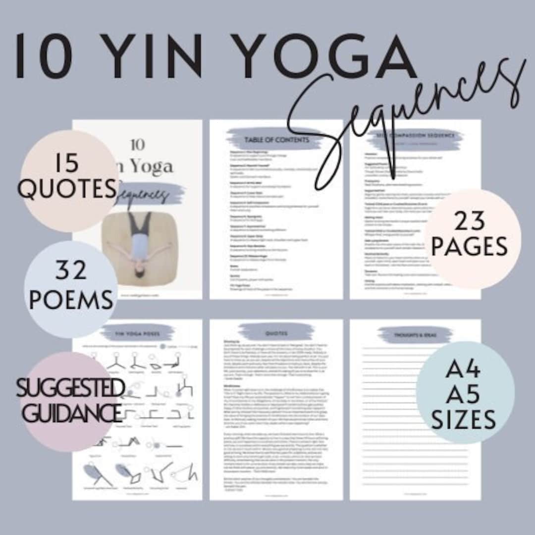 10 Yin Yoga Sequences | Yoga Class Themes | Yin Yoga Class Plans | Yoga ...
