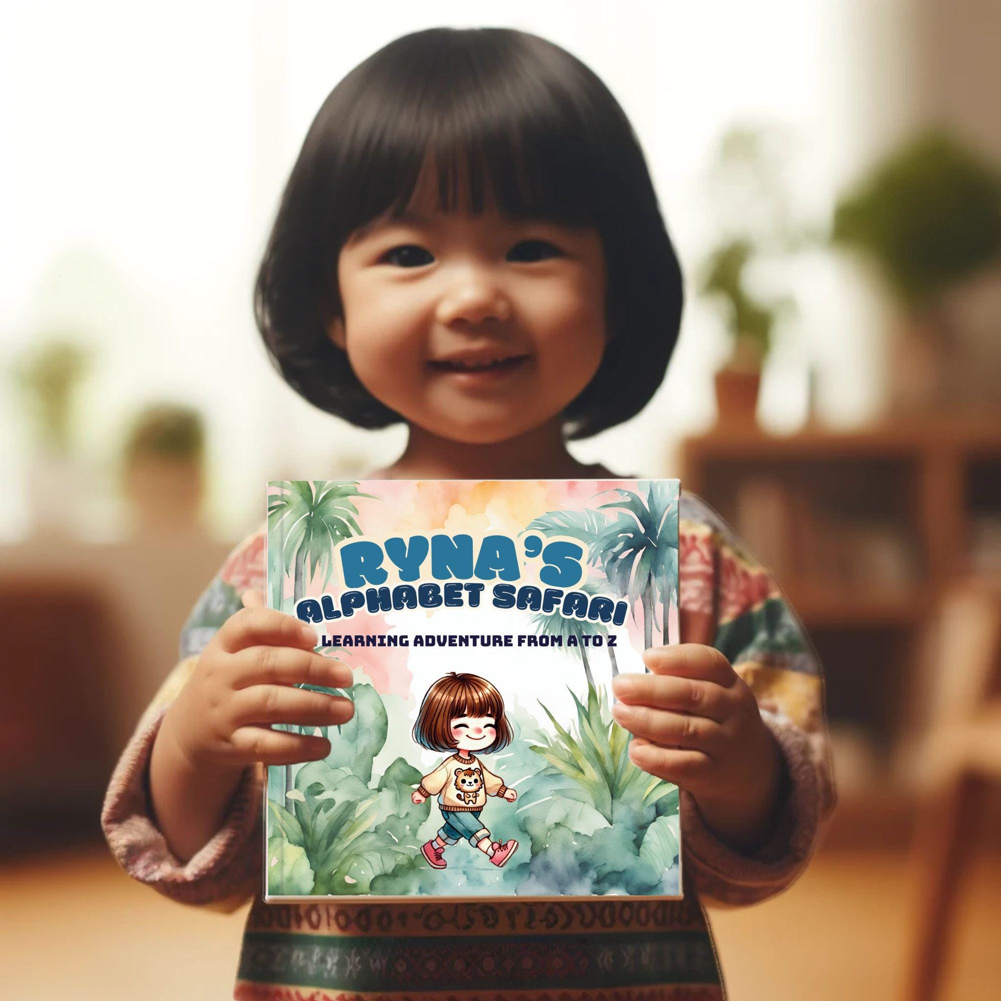 Personalized Animal ABC Alphabet Book Learn A-Z With Fun Animal Facts ...