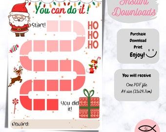 Unicorn Reward Chart Rainbow Printable Reward Chart Potty - Etsy