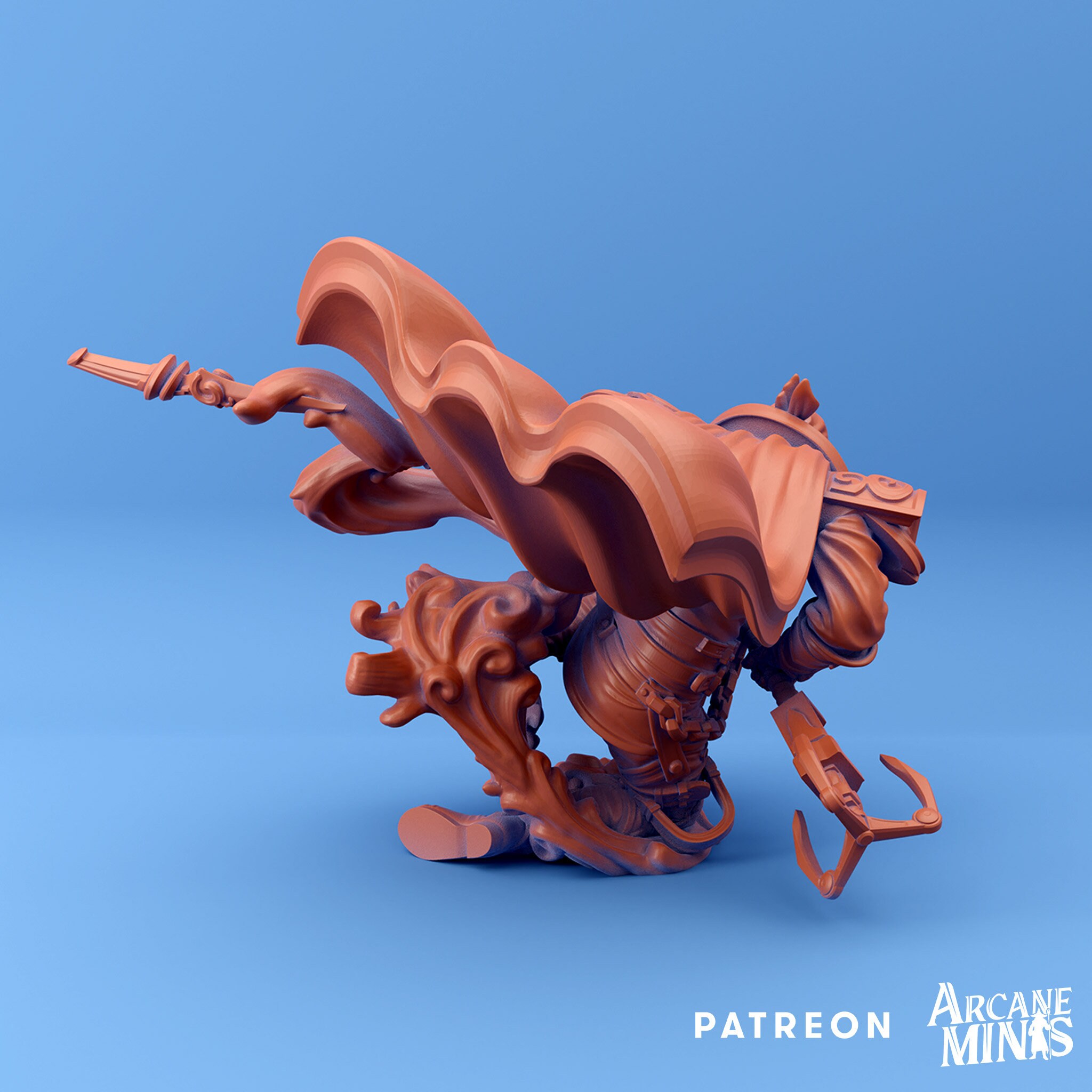 Sky Dancer Elemdar Tourist Terror 3D Resin Printed 32mm Scale Arcane Minis - Etsy