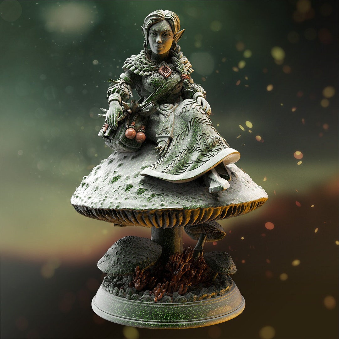Cordelia Druid of Spores Fire & Fey 3D Resin Printed - Etsy Australia