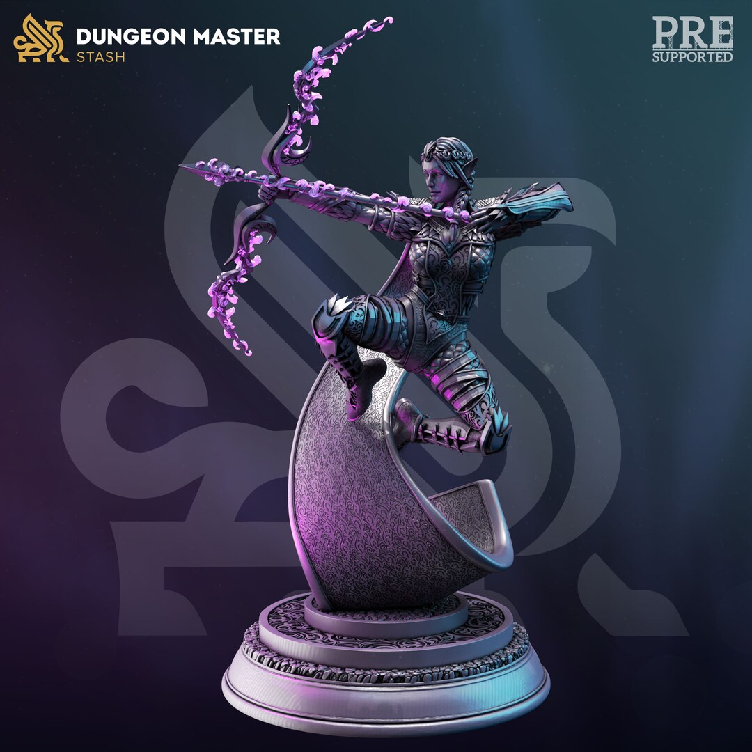 Elexana Arcane Ranger Masters of the Arcane 3D Resin - Etsy