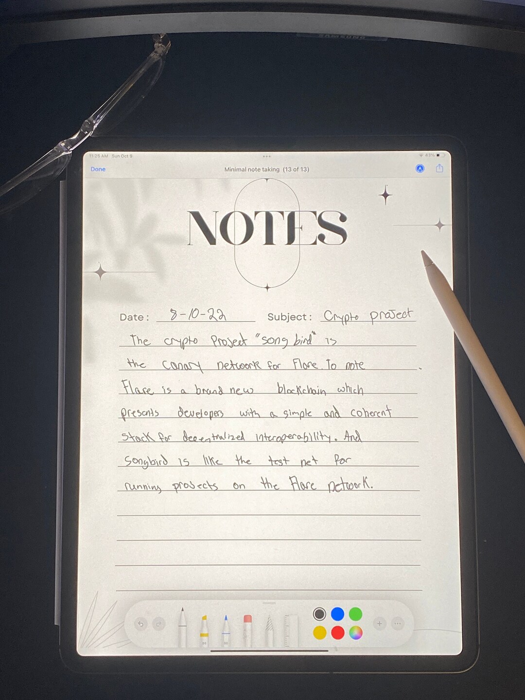 Minimal Note Taking Sheets, Instant Download, or Print. - Etsy